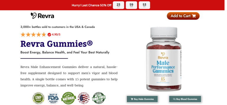 Revra Male Performance Gummies Review (2026): Honest Insight Before You ...