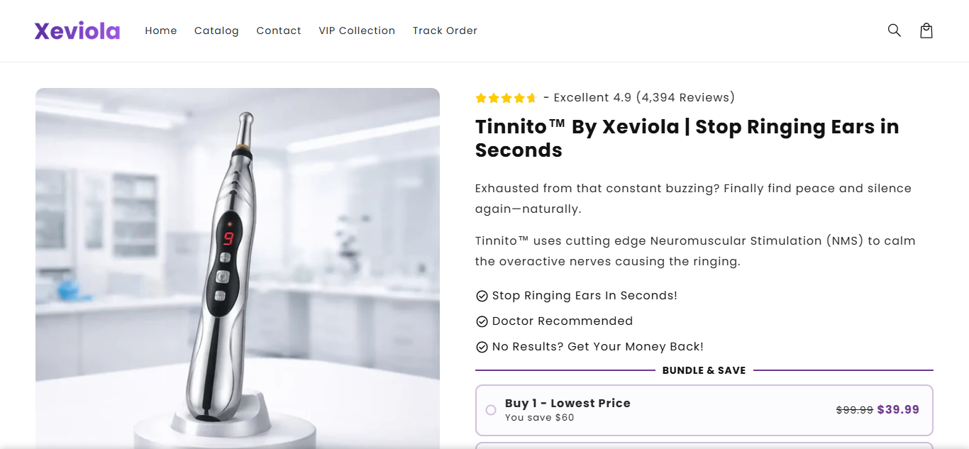 Xeviola Tinnito Pen Review (2026): Is This Tinnitus Relief Device Legit ...