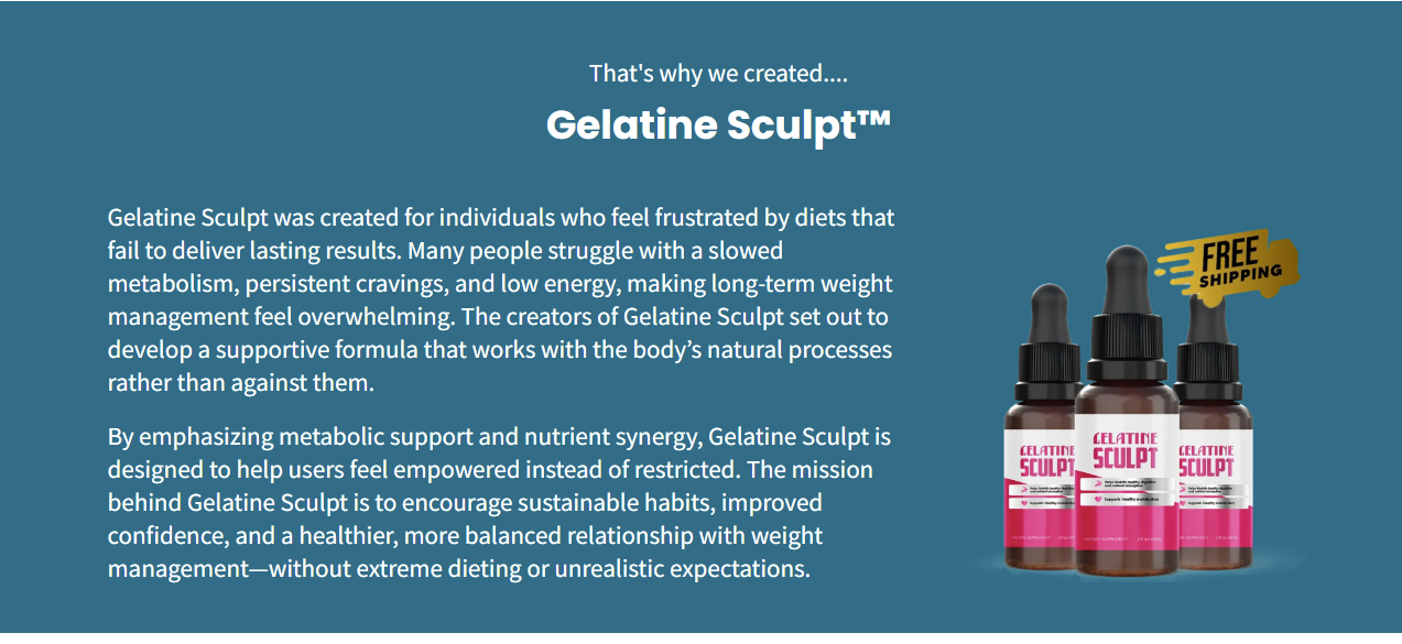 Gelatine Sculpt Drops Review (2026): Scam or Legit Weight Loss ...