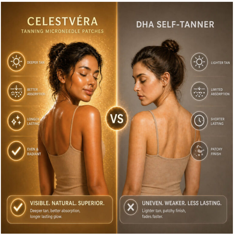 Celestvéra Microneedle Tanning Patch Review 2026: Real Results, Safety ...